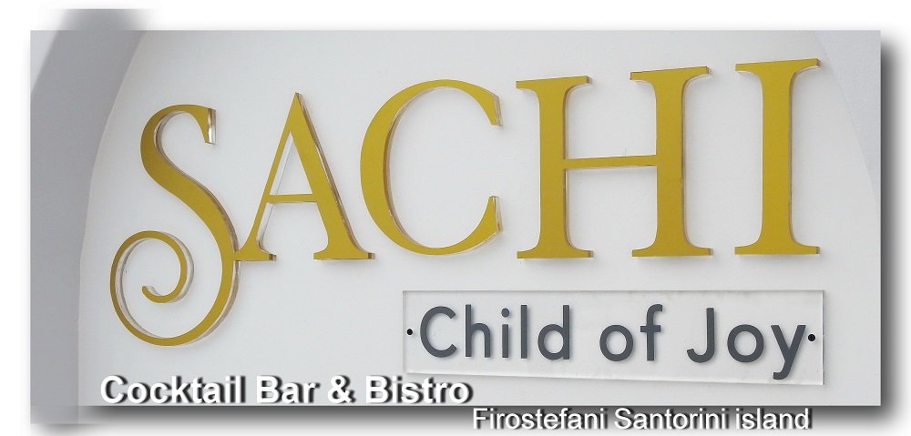 About our bar - Sachi Cocktail Bar & Bistro Santorini